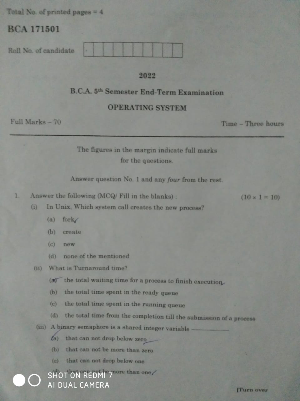 Operating System Question Paper 2022 | Question Paper Operating System ... Operating System Question Paper 2022 | Question Paper Operating System ...