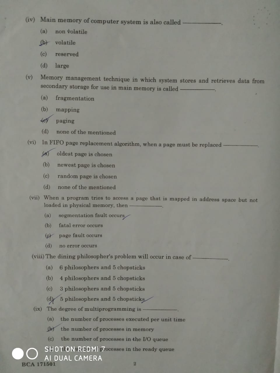 Operating System Question Paper 2022 | Question Paper Operating System ... Operating System Question Paper 2022 | Question Paper Operating System ...