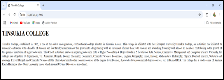 HTML practical Questions and Answers for Exam | Practical Questions ...