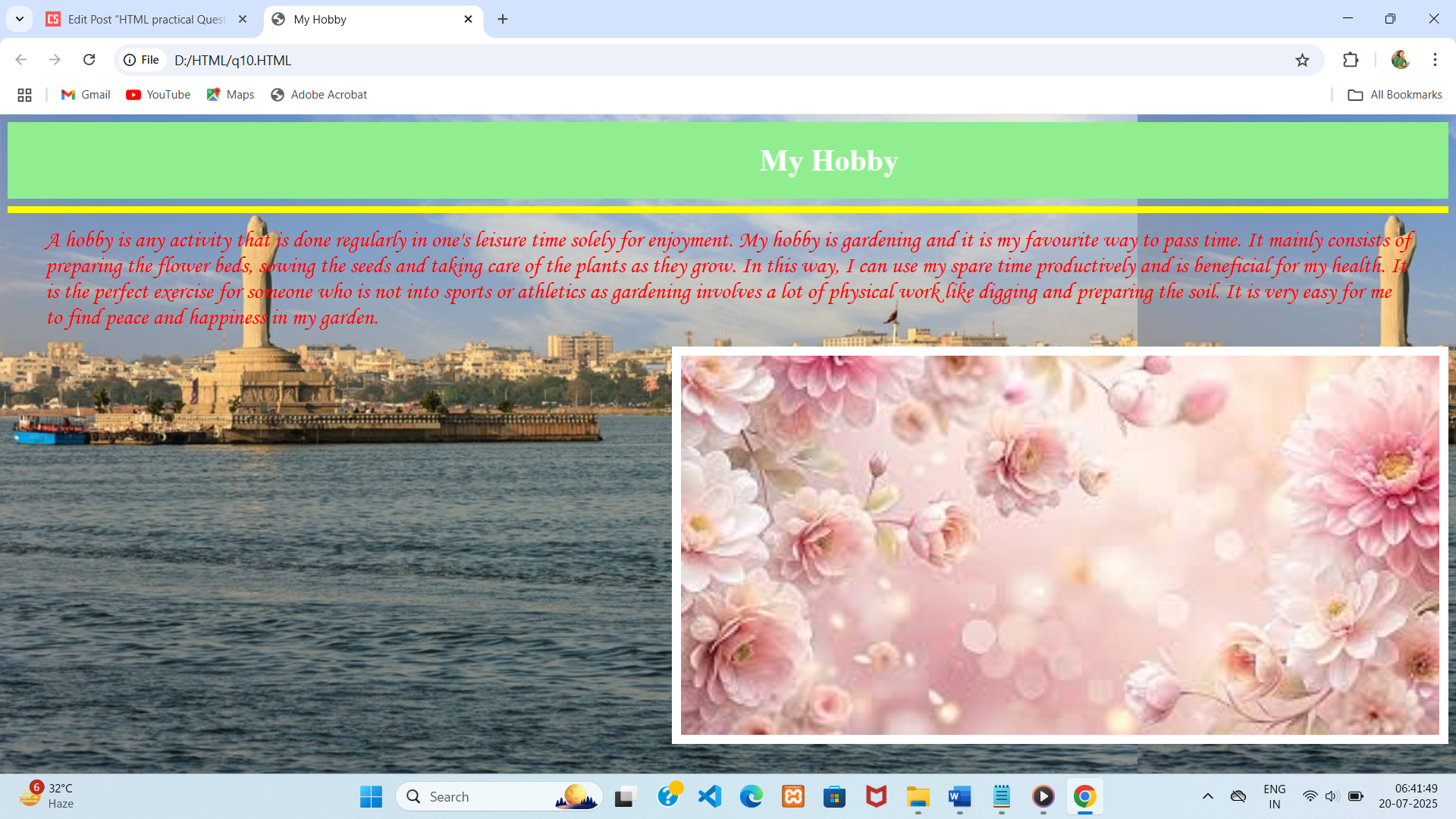 HTML practical Questions and Answers for Exam | Practical Questions ...