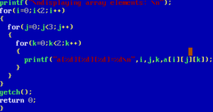 Three-dimensional (3D) array in C |Introduction to 3D Array in C ...
