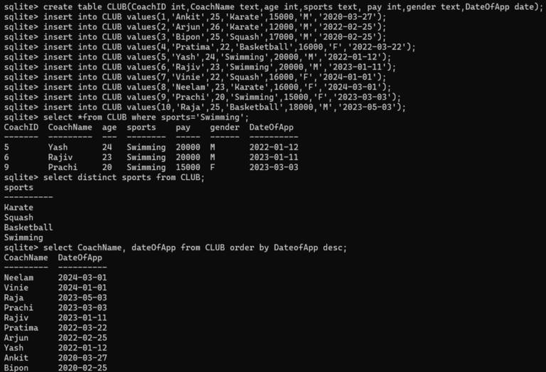 Sql Practical Questions With Answers Sql Practice With Solutions 9882