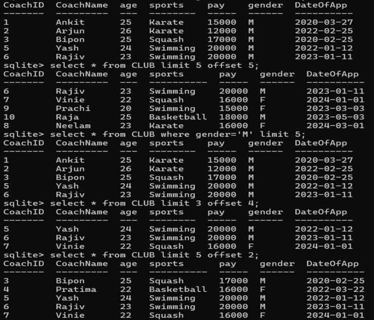 Sql Practical Questions With Answers Sql Practice With Solutions Computer Science Knowledge