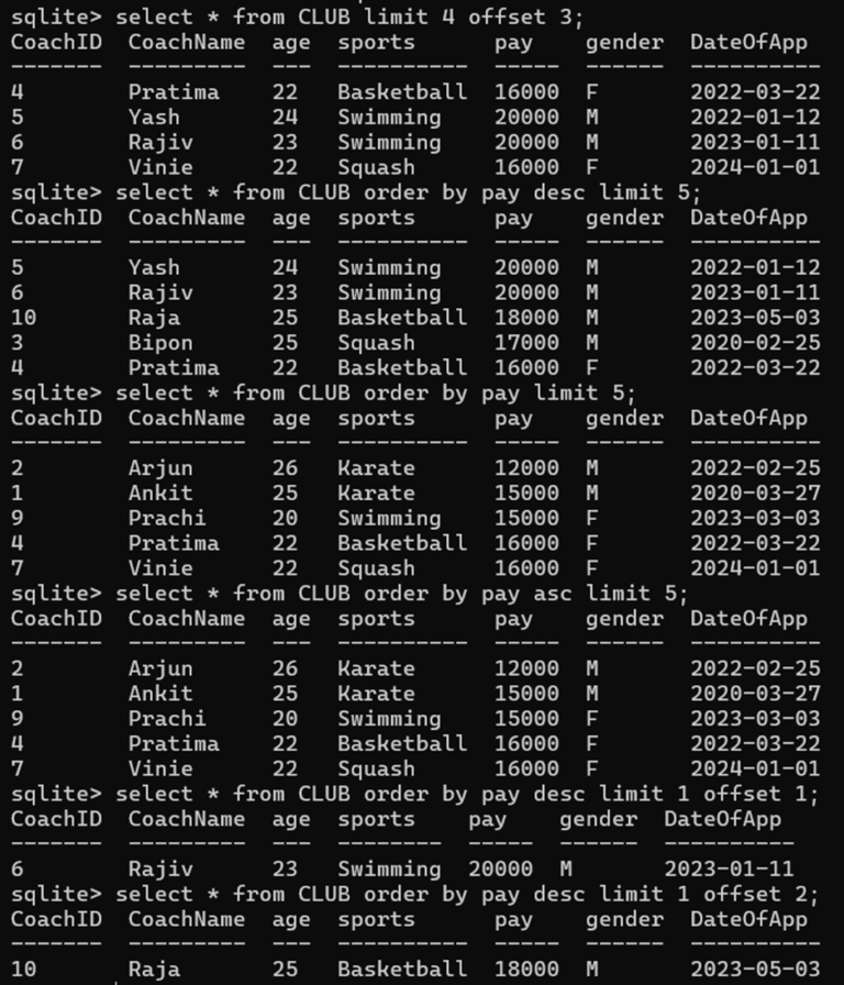 Sql Practical Questions With Answers Sql Practice With Solutions Computer Science Knowledge