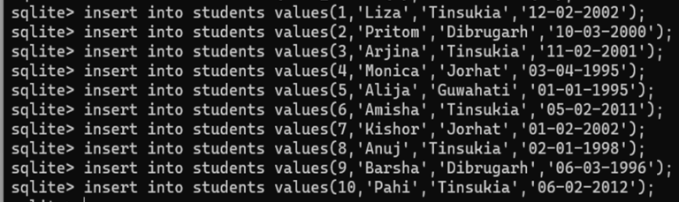 SQLite Practical Questions with Answers | SQLite Practice with ...