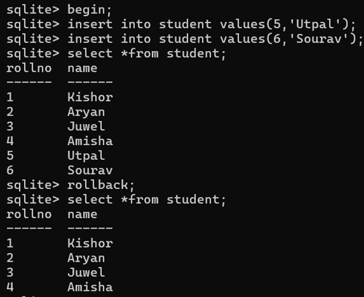 COMMIT, ROLLBACK and SAVEPOINT in SQL|TCL commands-COMMIT, ROLLBACK and SAVEPOINT - Computer ...
