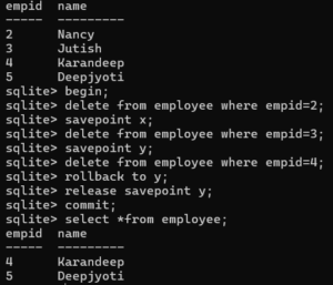 COMMIT, ROLLBACK and SAVEPOINT in SQL|TCL commands-COMMIT, ROLLBACK and ...